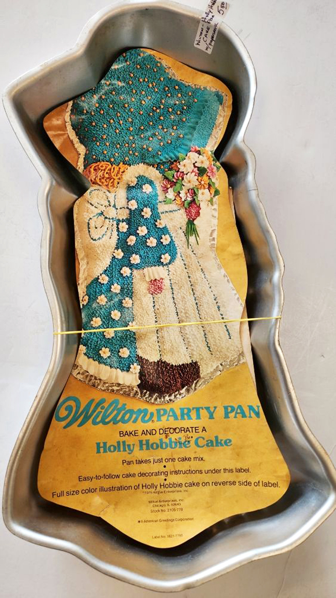 The Holly Hobbie cake pan that launched a thousand childhood birthday parties now waits for its nostalgic resurrection.