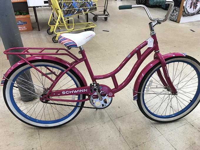 This cherry-red Schwinn isn't just transportation&mdash;it's a time machine to summer afternoons when your biggest worry was making it home for dinner.
