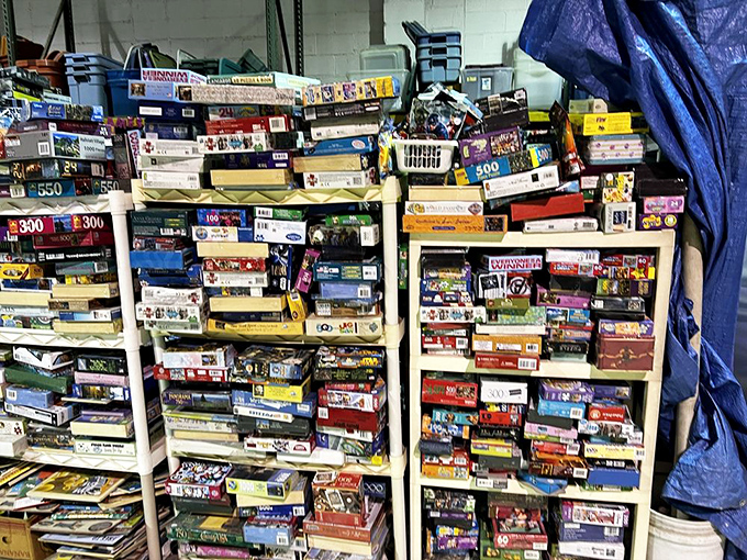 Board game paradise where Monopoly arguments from 1975 can be rekindled with a fresh set. Family game night, anyone?