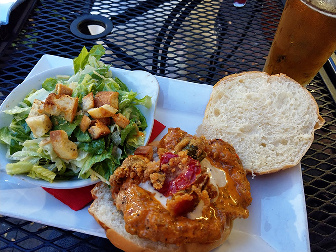 A sandwich that requires both hands and several napkins&mdash;the hallmark of something truly worth eating.