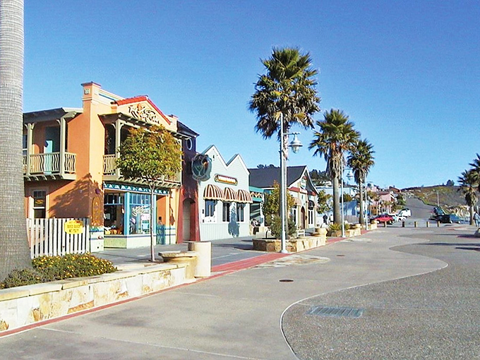 Colorful storefronts line Avila's main drag, each one looking like it was designed specifically for your vacation photos.