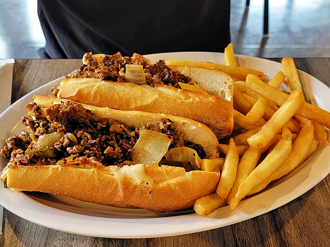 The Philly area's signature sandwich gets the respect it deserves&mdash;tender meat, proper roll, and fries that didn't come from a freezer bag.