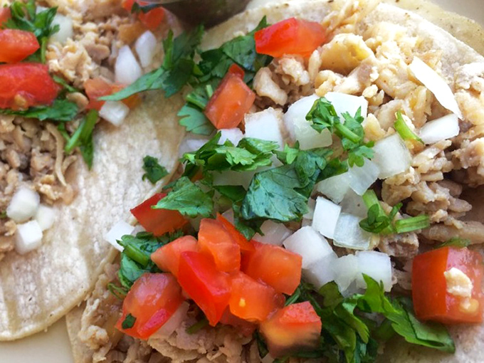 These street tacos aren't trying to impress Instagram&mdash;they're too busy delivering perfect bites of seasoned meat, fresh cilantro, and diced onion.