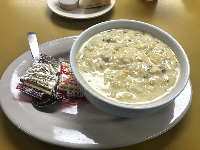 A bowl of creamy chowder that doesn't just warm your stomach—it hugs your soul on a chilly Pennsylvania afternoon.