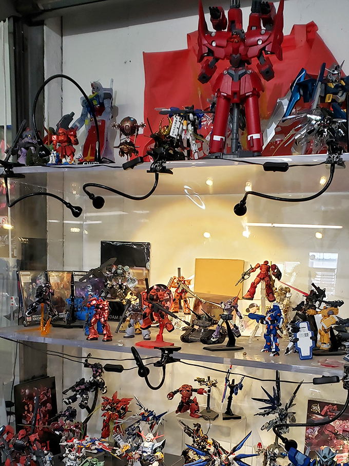 Action figures standing at attention, ready to transport you back to Saturday morning cartoons.