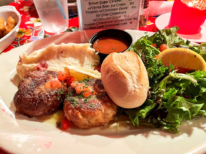 Behold the holy grail of coastal dining &ndash; crab cakes so packed with sweet lump meat, they seem to defy the laws of culinary physics.