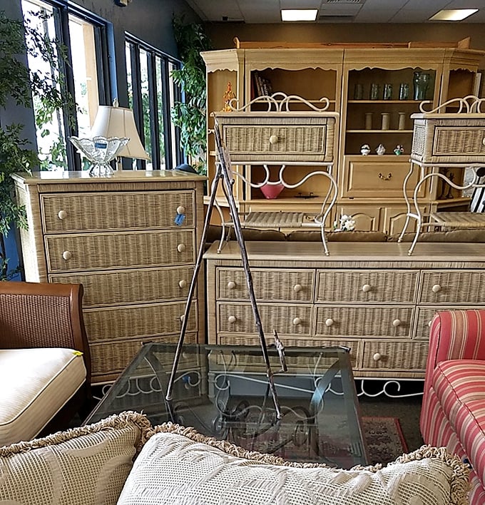 Coastal-chic wicker furniture that screams "Florida living" without actually screaming. These pieces have stories to tell and new memories to make.