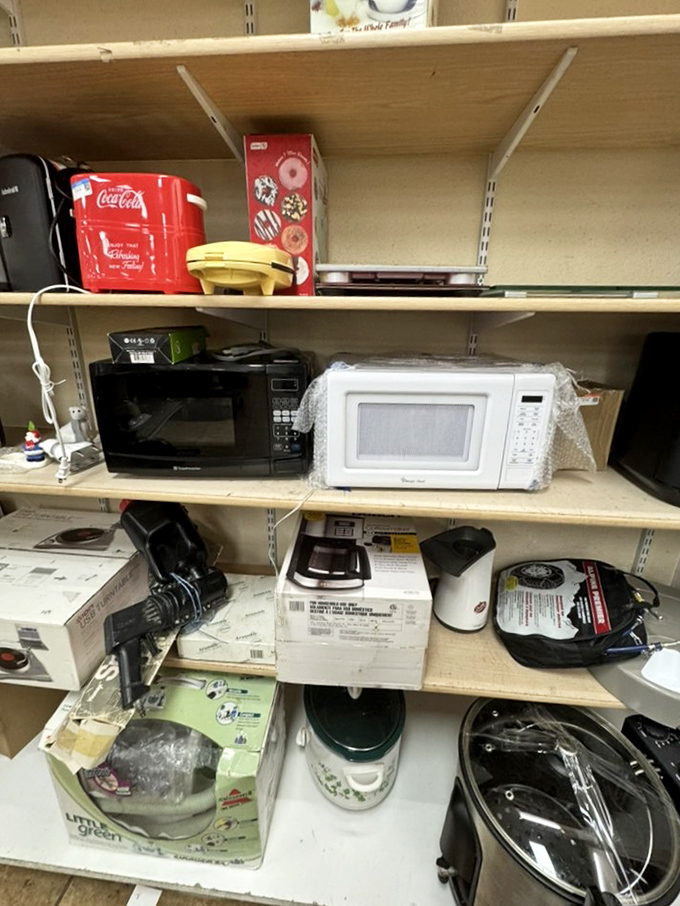 Microwaves and small appliances await their second chance to make kitchen magic happen again.
