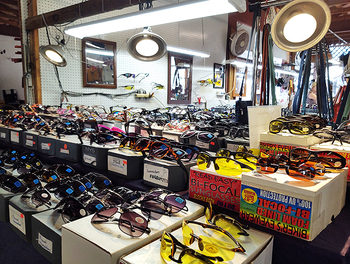 Sunglasses as far as the eye can see&mdash;which is pretty far when you're wearing the right pair. Florida's unofficial uniform component awaits.