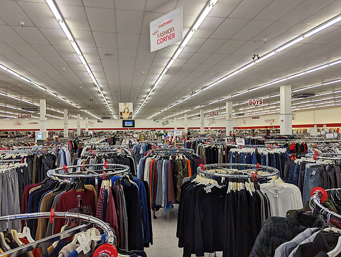 Fashion Corner: where yesterday's trends await their inevitable comeback, and savvy shoppers become tomorrow's "ahead of the curve."