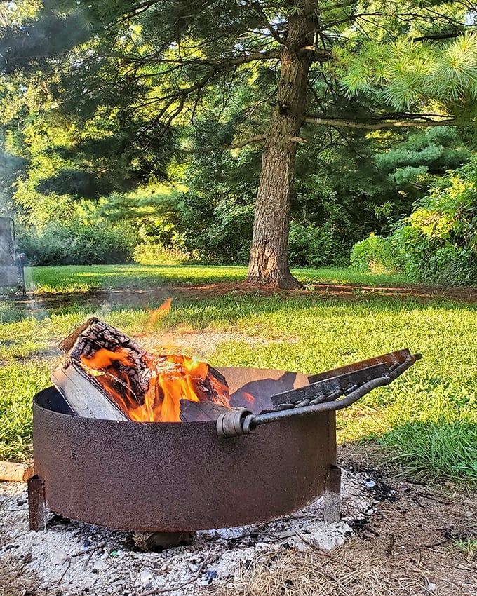 Campfire therapy in session: where stories get taller, marshmallows get toastier, and city stress doesn't stand a chance. 
