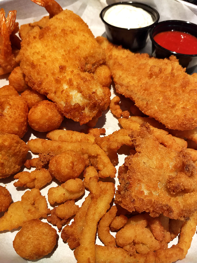 Golden fish and chips that transport you straight to a seaside pub without leaving South Carolina.