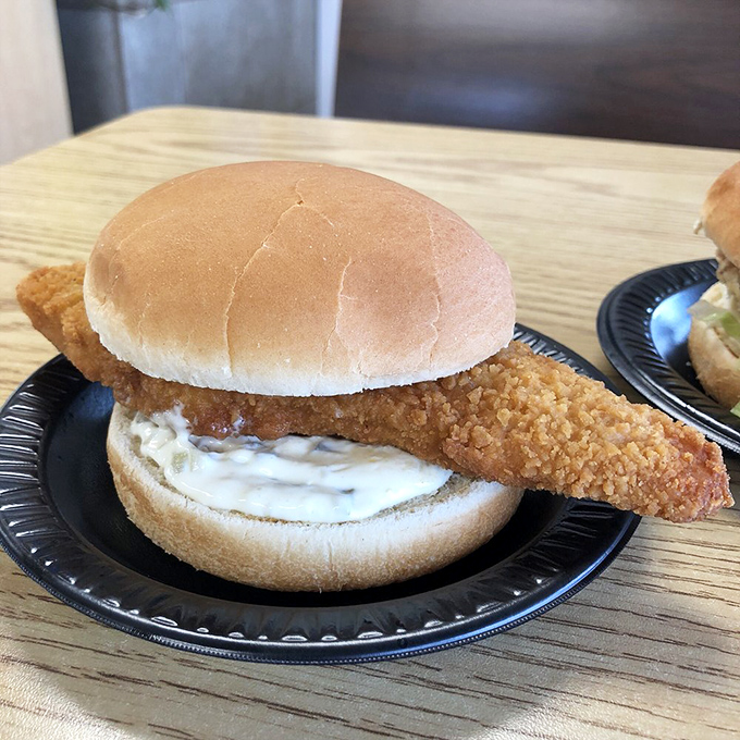Proof that Hitching Post isn't a one-trick pony. This breaded fish sandwich delivers the same golden-crisp perfection as its feathered counterparts.