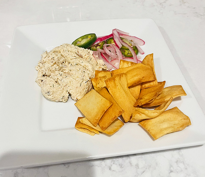 Fish spread and homemade chips&mdash;the Florida equivalent of caviar and blinis. This creamy concoction might just be worth crossing state lines for.