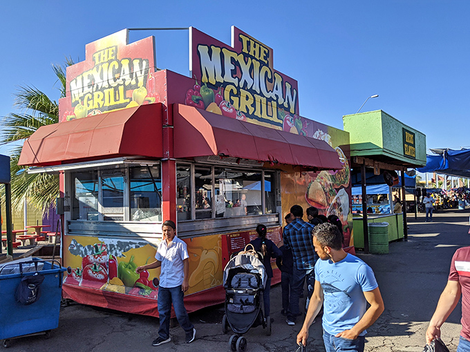The Mexican Grill serves up authentic flavors to fuel your marathon shopping sessions.