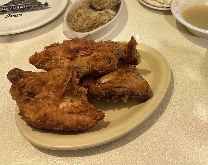 These aren't just pieces of fried chicken&mdash;they're crispy, golden tickets to a simpler time when calories were just called "dinner."