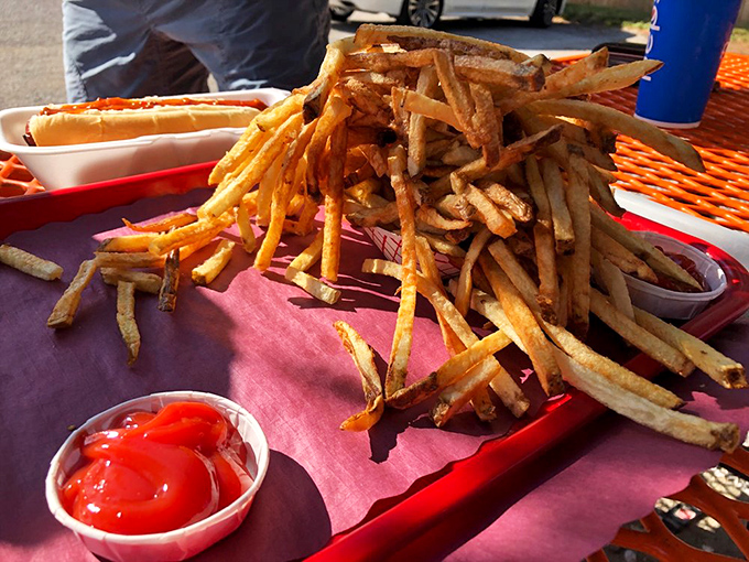 These aren't just fries&mdash;they're golden happiness sticks, crispy on the outside, fluffy within, and worth every single calorie.