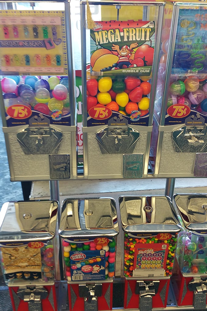 Childhood nostalgia in mechanical form. These gumball machines are time machines to when 75 cents bought happiness and potentially a dental appointment.