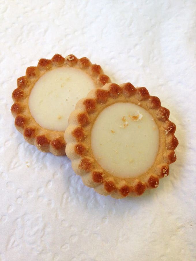 Tiny tart treasures! These bite-sized key lime cookies feature the perfect ratio of buttery crust to tangy filling &ndash; dangerous in their pop-ability factor.