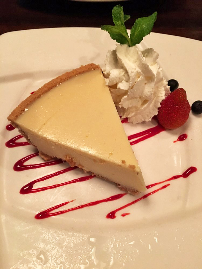 Key lime pie that strikes the perfect balance between tart and sweet. Florida sunshine captured in dessert form.