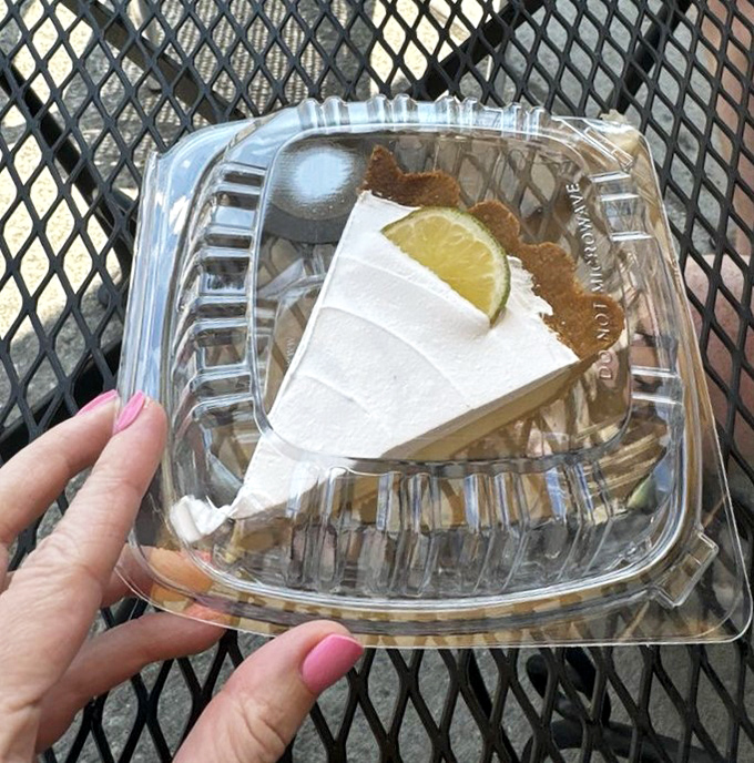 Key lime pie that transports you straight to Florida without the humidity or questionable driving habits.