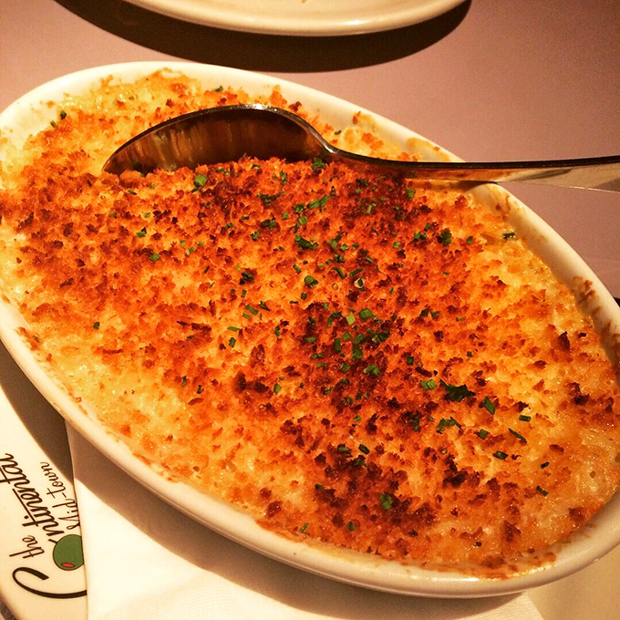 Lobster mac and cheese that makes you wonder why anyone would ever eat the blue box version again &ndash; creamy, decadent, and unapologetically indulgent.