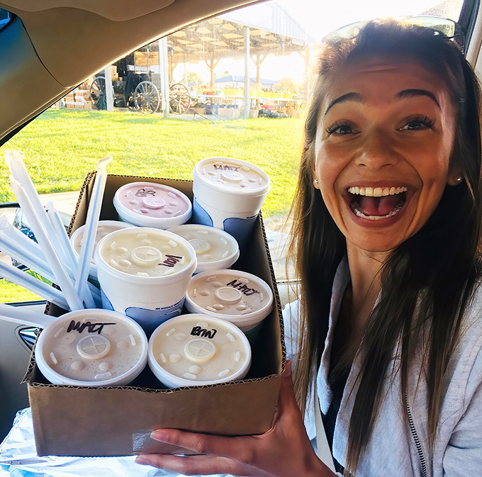 Ice cream alchemy in labeled containers&mdash;proof that happiness can, in fact, be packaged, transported, and shared with friends.
