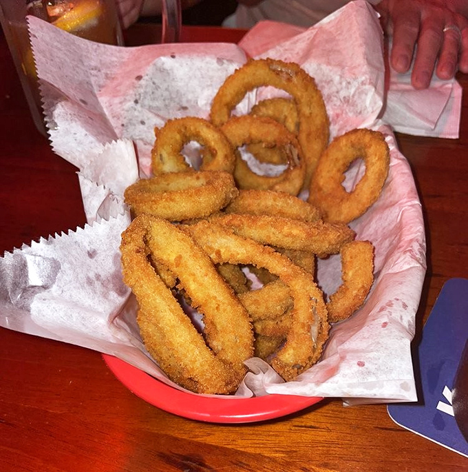 Golden rings of happiness that make you wonder why vegetables pretending to be unhealthy taste better than vegetables being themselves.