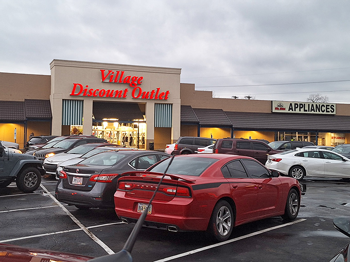 Even the parking lot tells a story&mdash;full of cars whose owners are inside, hunting for that perfect find worth bragging about later.