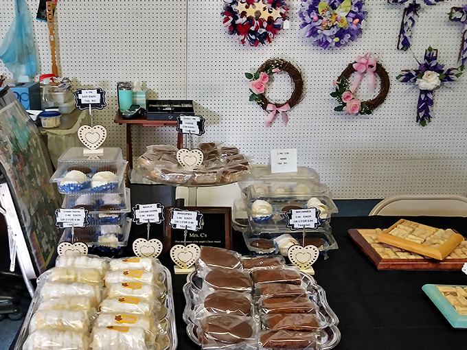 Homemade pastries and sweet treats provide the perfect fuel for your treasure hunting marathon adventure.