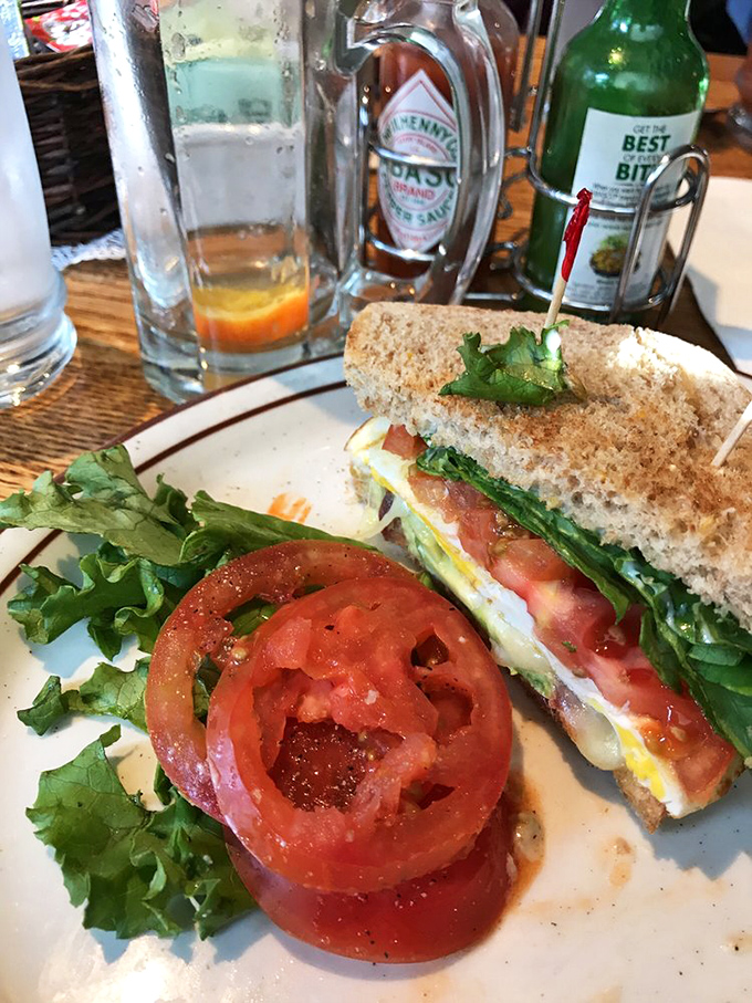 Not just a sandwich, but a masterpiece of fresh ingredients that makes lunch feel like the main event.