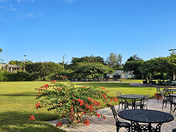 Modern visitors enjoy the manicured grounds where Ed once toiled alone by lantern light, moving massive stones through methods still debated today.