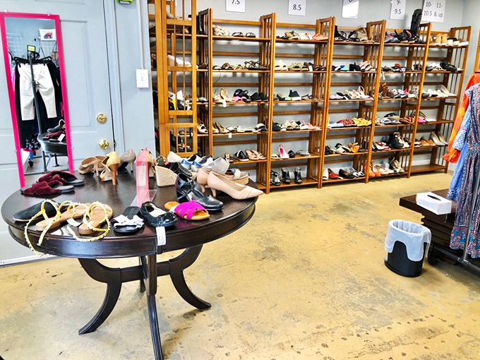 Shoe heaven isn't a myth&mdash;it's just hiding in Indianapolis. This carefully curated footwear collection proves one shopper's castoffs become another's treasures.
