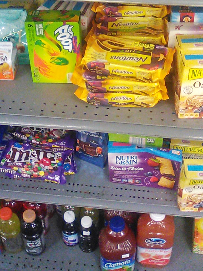 Even the snack aisle offers surprises. Those Fig Newtons and M&Ms might fuel your marathon shopping session when treasure-hunting fatigue sets in. 