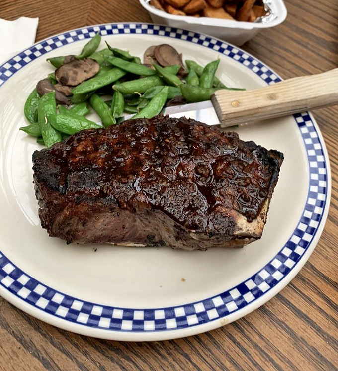When Wisconsin does steak, it means business&mdash;perfectly seared, glazed, and accompanied by snap peas that actually snap.