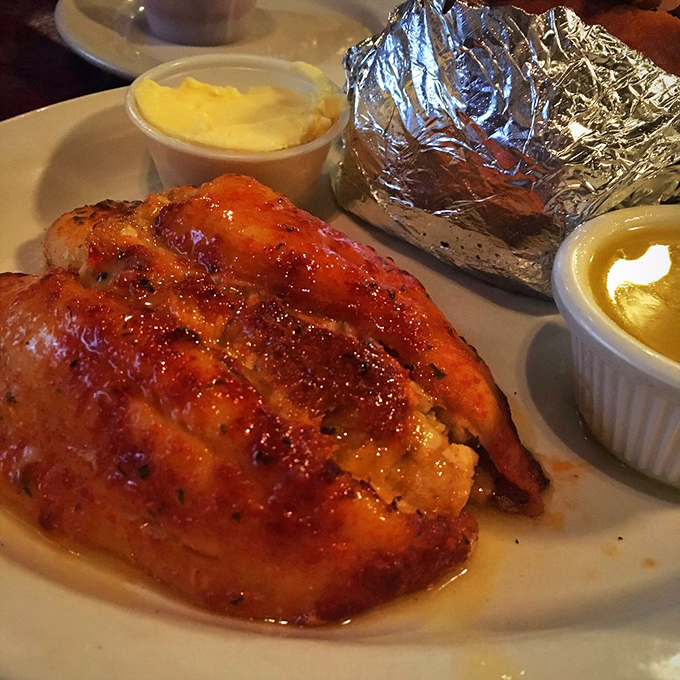Charbroiled chicken that's had more attention lavished on it than most Hollywood celebrities. That glaze deserves its own fan club.
