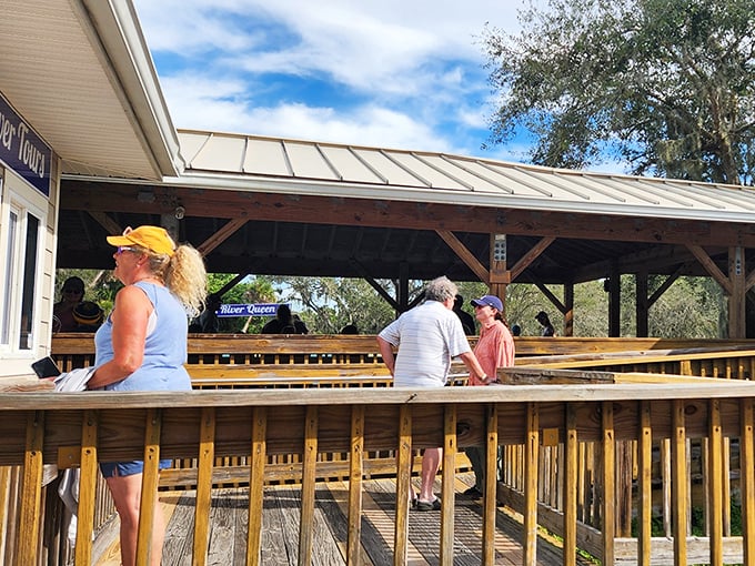 The rustic ticket office&mdash;where your admission fee buys you temporary citizenship in a world without conference calls or deadlines. 
