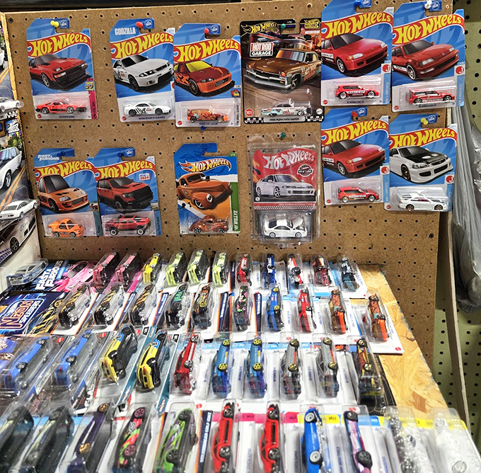Hot Wheels heaven! This collector's paradise shows why some "toys" are serious business&mdash;childhood nostalgia packaged in miniature die-cast perfection.