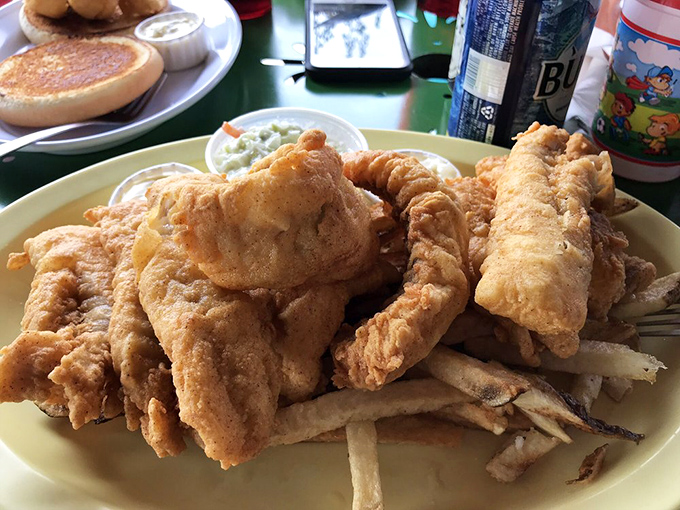 Lake Erie's finest walleye, transformed into golden treasures. The breading crackles with each bite, revealing tender fish that melts like butter.
