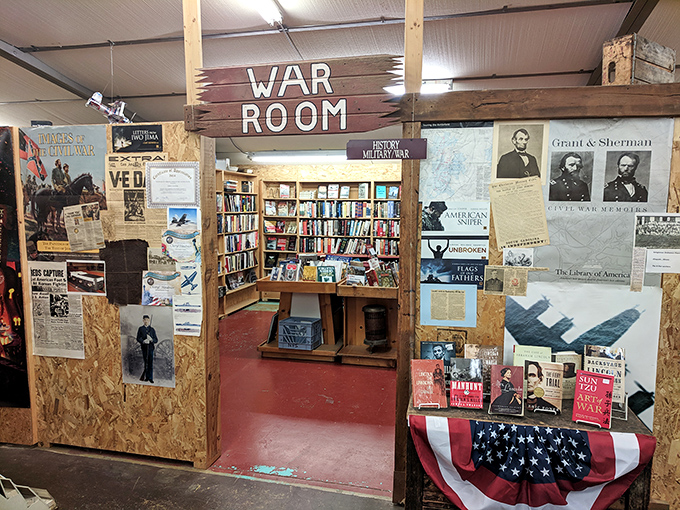 The "War Room" isn't just a section &ndash; it's a full historical experience where military history buffs can dive deep into conflicts past while surrounded by thoughtful memorabilia.
