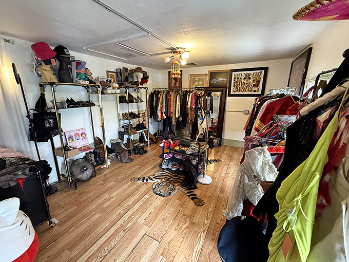 Fashion archaeology at its finest&mdash;each rack a timeline of trends where yesterday's splurges become today's affordable style statements.