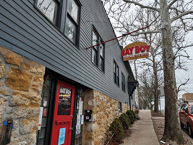 Bay Boy's stone foundation and blue siding house a sandwich operation that's worth crossing state lines for &ndash; trust me, I've done it.