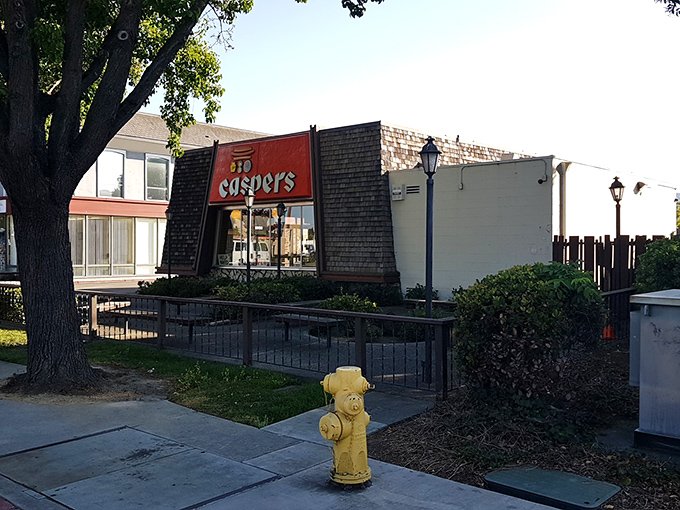 Caspers' distinctive A-frame design is like a time machine to simpler days when hot dogs were an event, not just a meal.