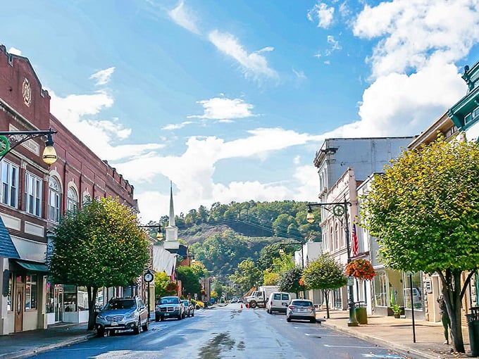 Covington's Main Street offers mountain views at the end of every block. Those Blue Ridge peaks make a stunning backdrop for everyday life.