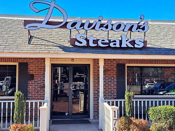 Davison's Steaks keeps it refreshingly straightforward&mdash;no gimmicks, just a sign promising exactly what you'll get: legendary steaks worth the drive.