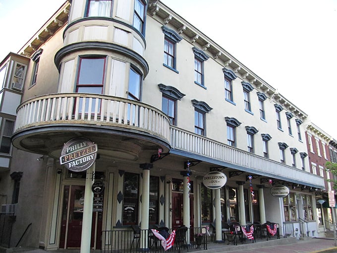 Doylestown's town square has that Norman Rockwell quality &ndash; a slice of Americana where you half-expect to see kids riding bikes with baseball cards in the spokes.