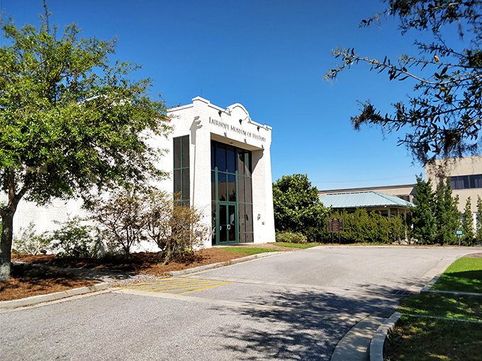 Fairhope's church reaches skyward with more optimism than a lottery ticket holder on drawing night.