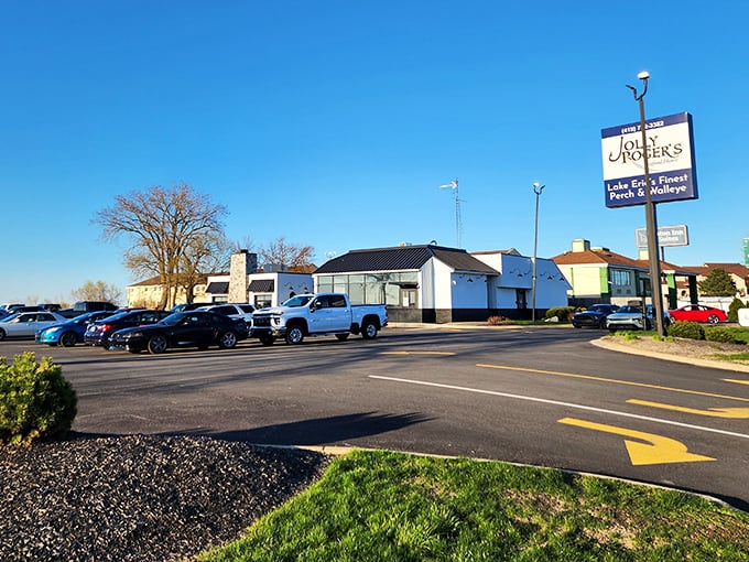 Don't let the humble exterior fool you&mdash;this Lake Erie institution knows its way around perch sandwiches that locals line up for.