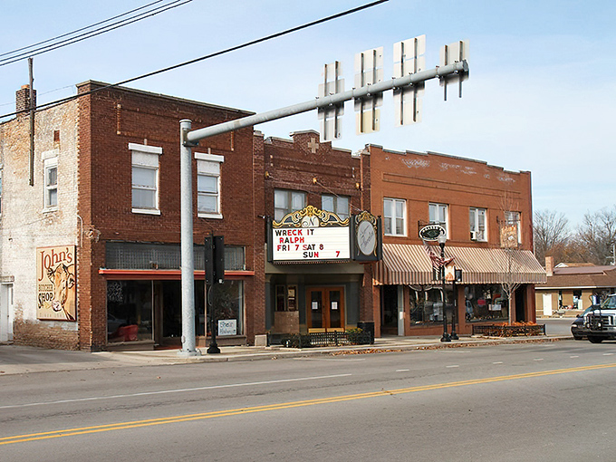 Nappanee's historic downtown buildings stand proud, telling stories of generations who've walked these brick-lined streets.