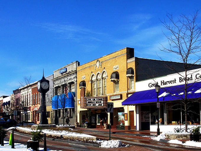 Northville's classic main street whispers tales of simpler times when people strolled downtown just to say hello to their neighbors.